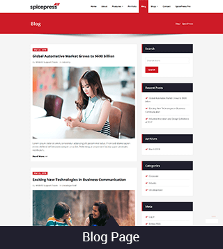 SpicePress WordPress Theme - Spice Themes