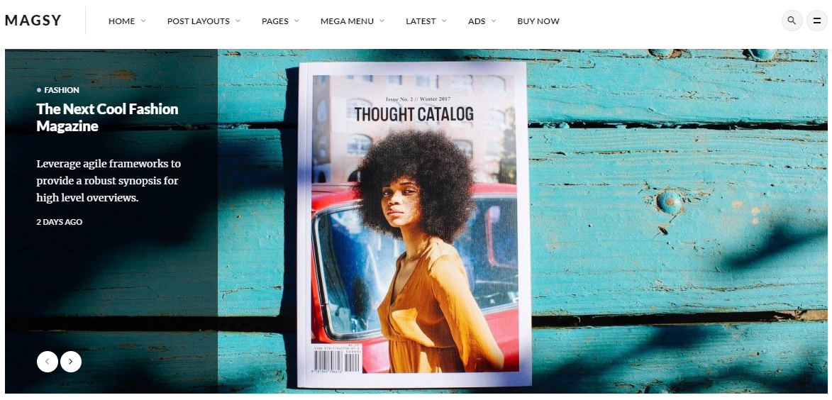 15+ Creative Magazine and Blog Theme for Journalists, Editors ...