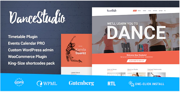Best 15 WordPress Themes for Dance Studios in 2019 - Spice Themes