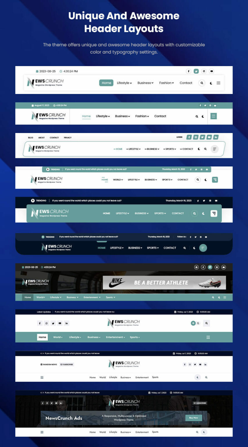 NewsCrunch Plus - Spice Themes